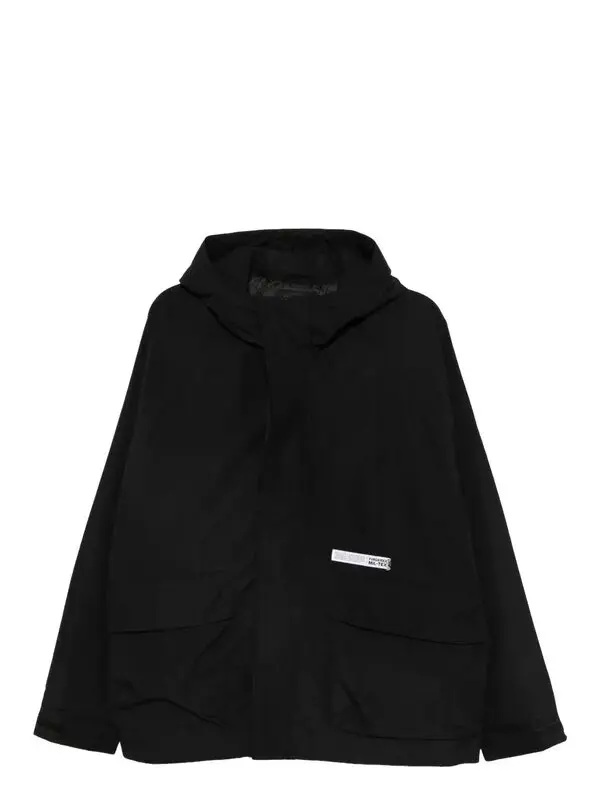 FINGERCROXX Logo-patch Jacket - Black