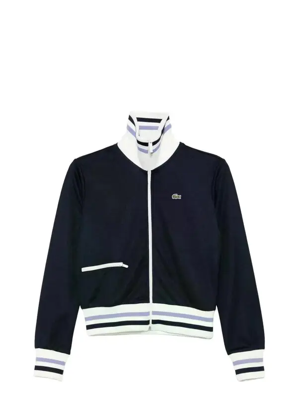 Lacoste Logo-embroidered Jacket - Blue