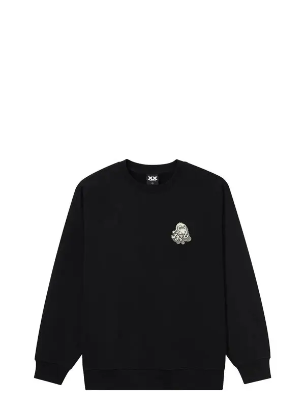 FINGERCROXX Crew-neck Sweatshirt - Black