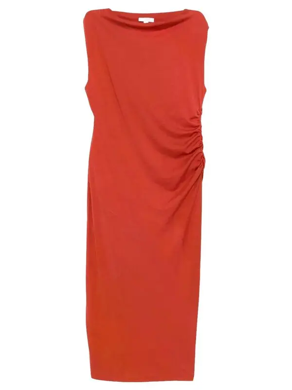 Vince Cowl Neck Dress - Red