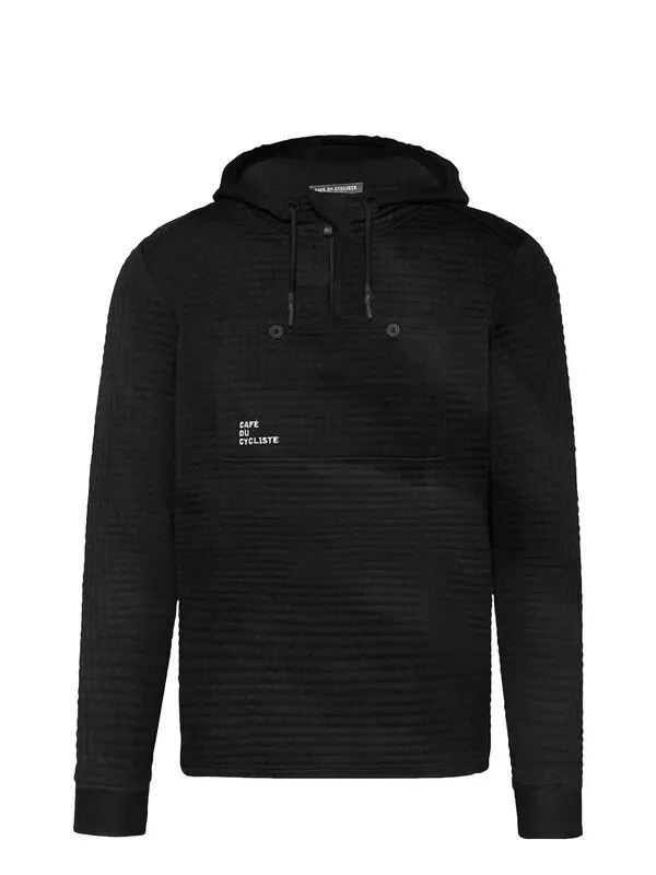 Cafe Du Cycliste Thelma Half-zip Hoodie - Black
