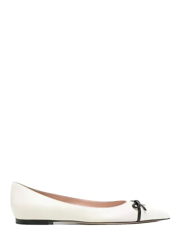Valentino Garavani Vlogo Ballet Flats - White