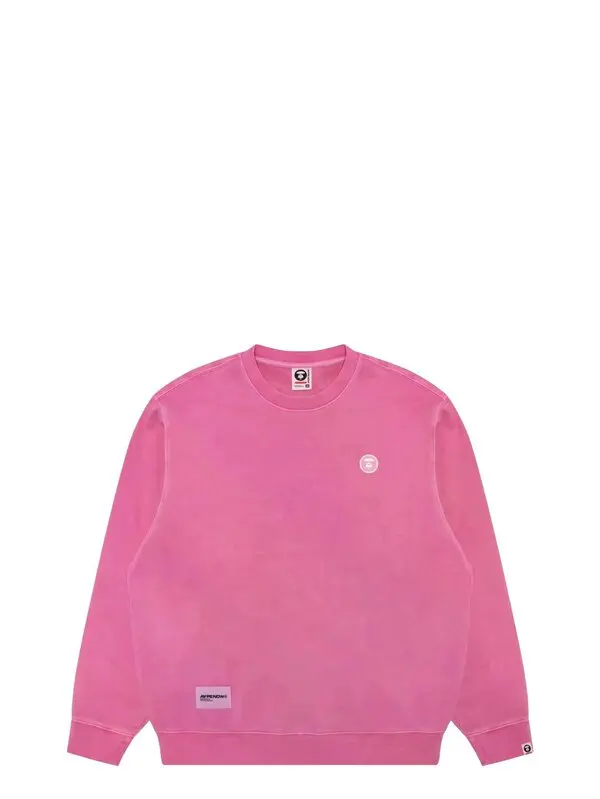 AAPE BY *A BATHING APE Logo-detail Cotton Sweatshirt - Pink
