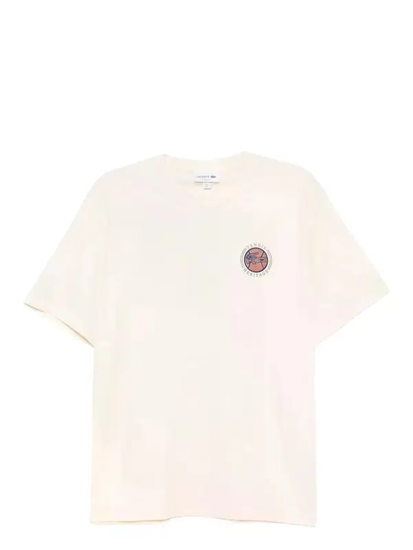 Lacoste Printed Jersey T-shirt - Neutrals