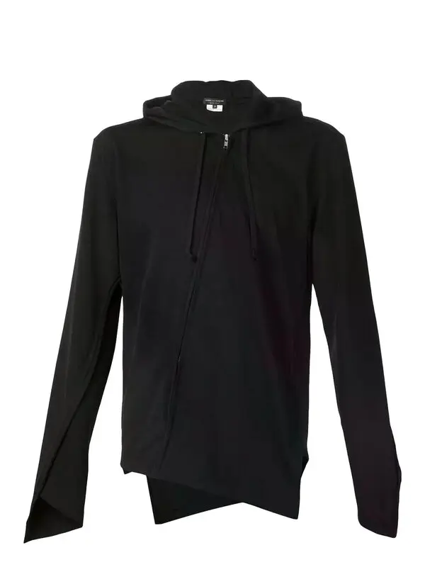 Comme Des Garçons Asymmetric Zip Sweater - Black