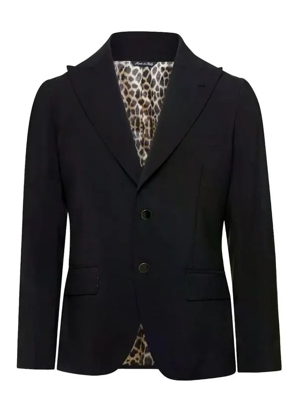 REVERES 1949 Single-breasted Blazer - Black