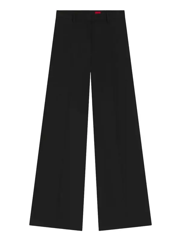 Hugo Wide-leg Trousers - Black