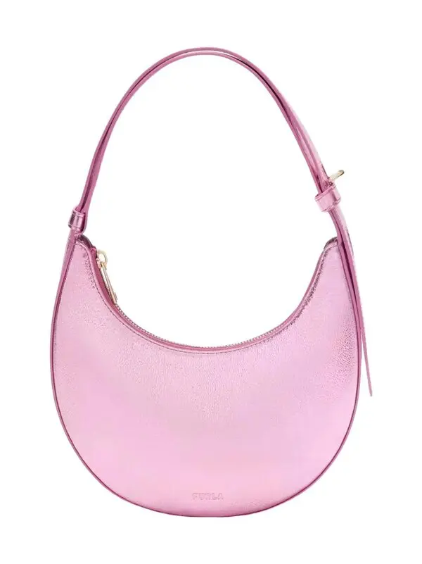 Furla Metallic-effect Crescent Shoulder Bag - 4148s