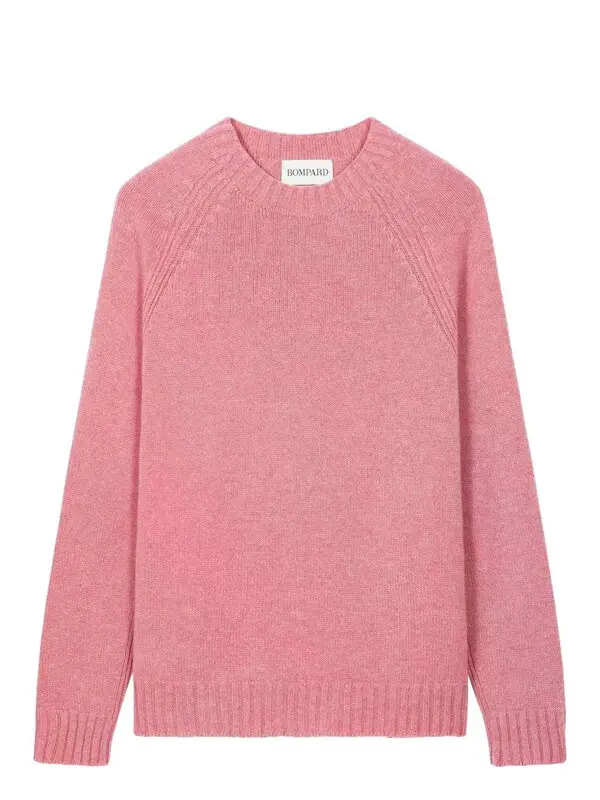 Eric Bompard Raglan-sleeve Round-neck Cashmere Sweater - Pink