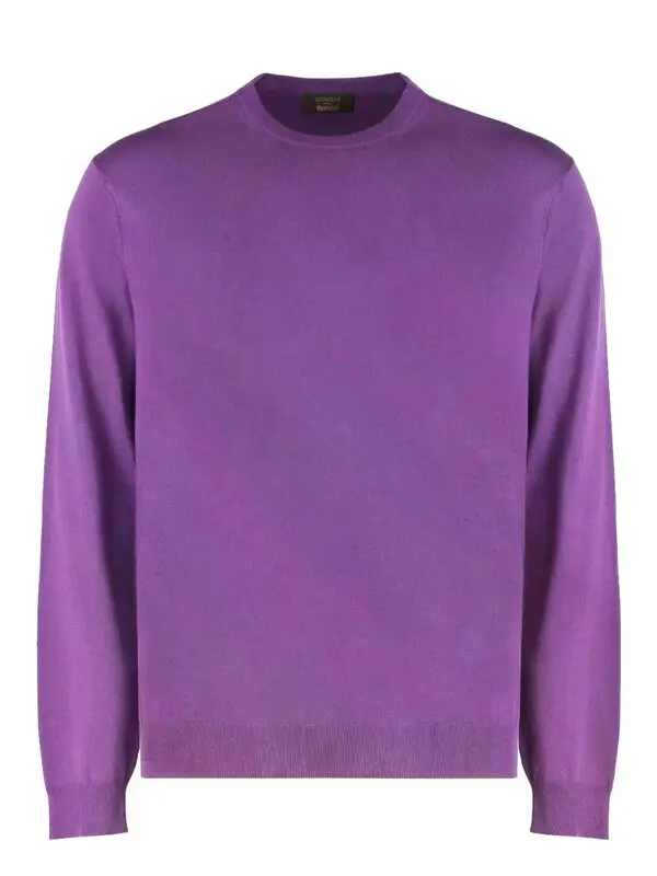 SLOWEAR Round-neck Wool Sweater - Purple