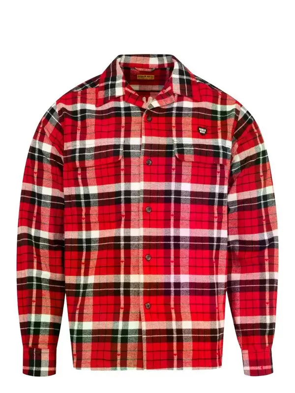 HUMAN MADE Check-print Shirt - Red