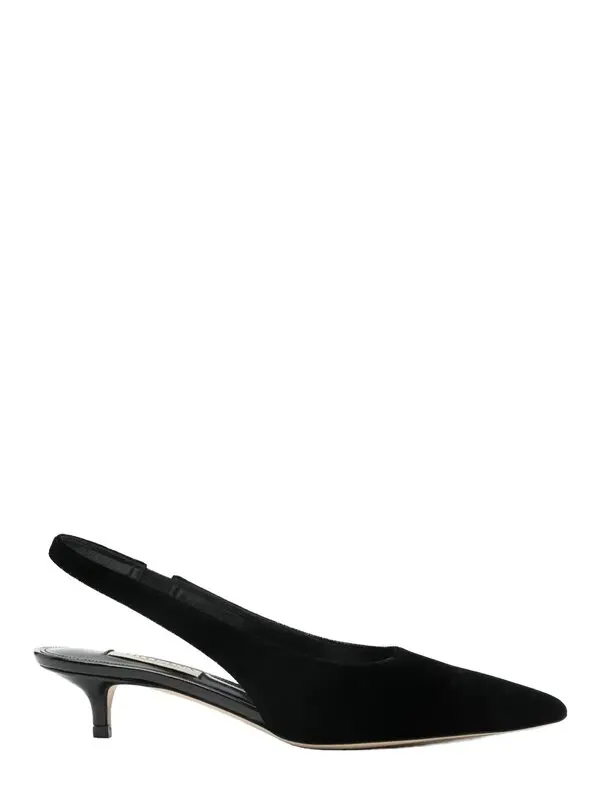 ARTEANA Pointed-toe Slingback Pumps - Black