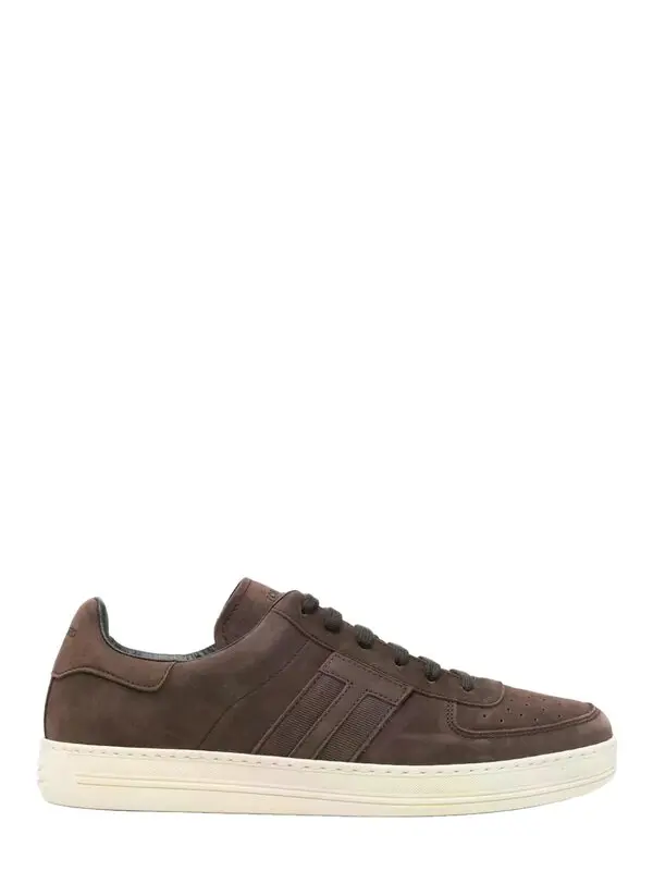TOM FORD Radcliffe Leather Sneakers - Brown