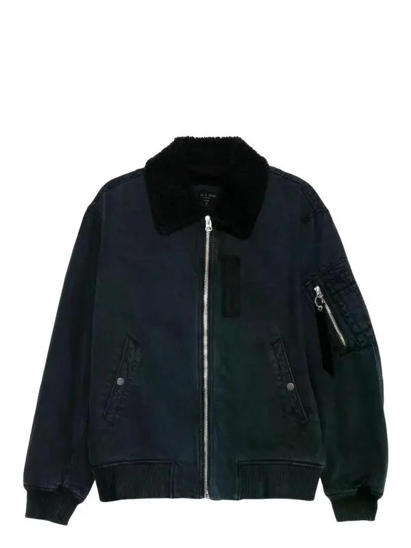 Rag & Bone Denim Bomber Jacket - Graph