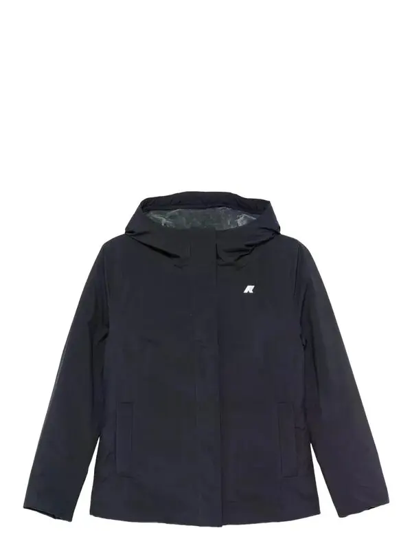 K-WAY Hooded Padded Jacket - Blue