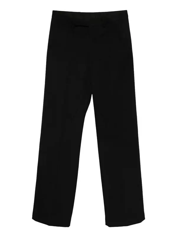 Rick Owens Pressed-crease Trousers - Black
