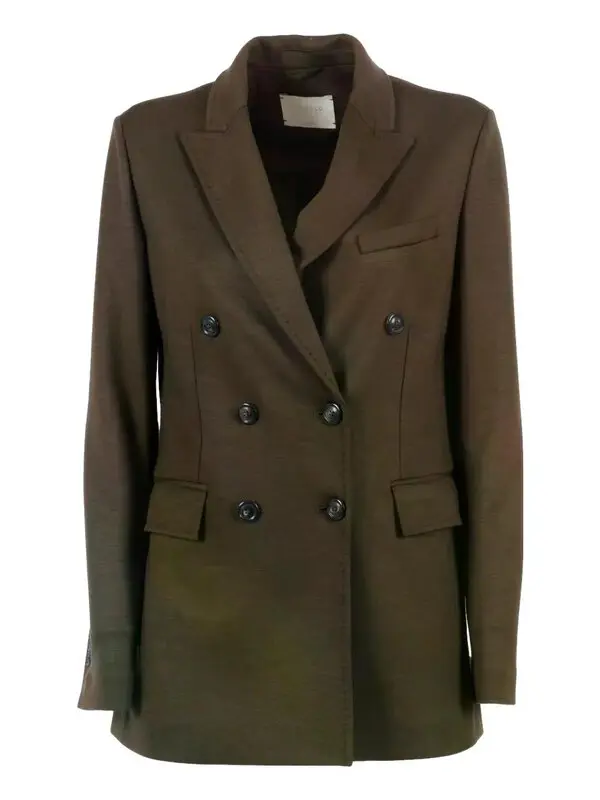 CIRCOLO 1901 Double-breasted Jacket - Brown