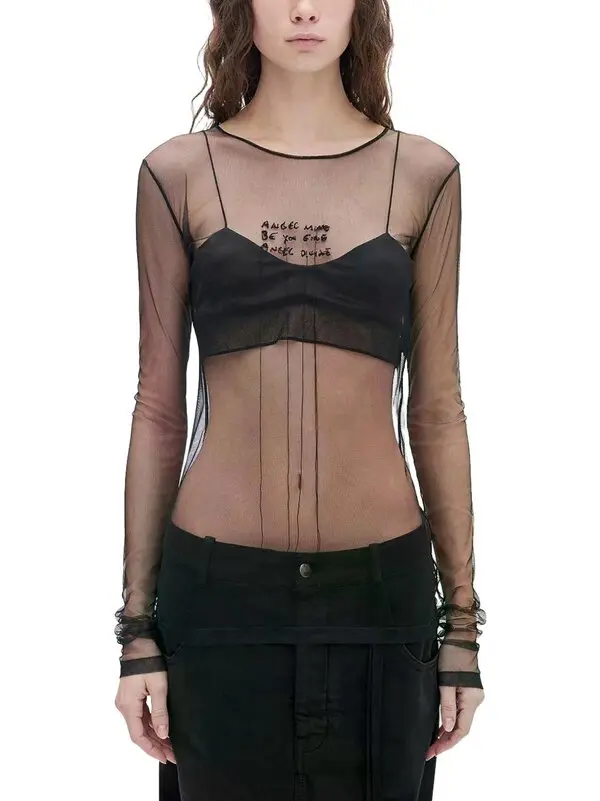 ANN DEMEULEMEESTER Angel Divine T-shirt - Black