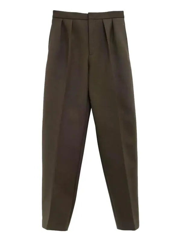 Jacquemus Pleated-front Trousers - Brown
