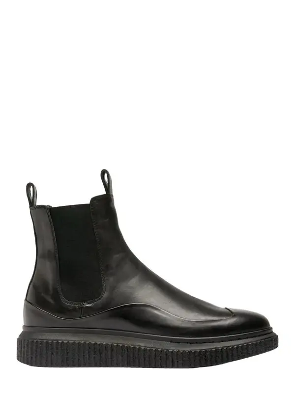 Officine Creative Chelsea Leather Boots - Black