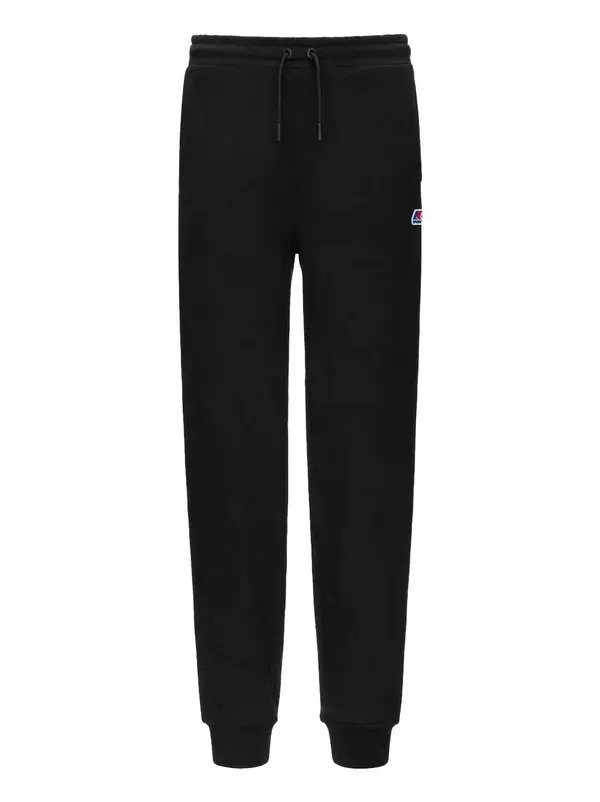 K-WAY Ines Logo-patch Track Pants - Black