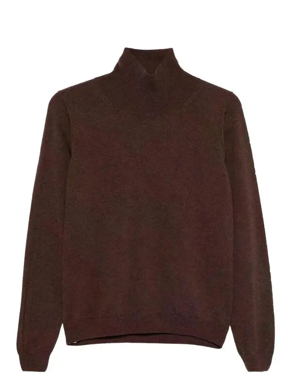 Incentive! Cashmere Jelmo High-neck Cashmere Jumper - Brown