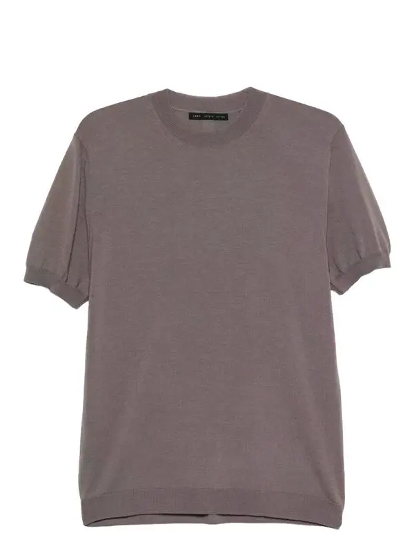 LOW BRAND Short-sleeve Crew-neck T-shirt - Grey