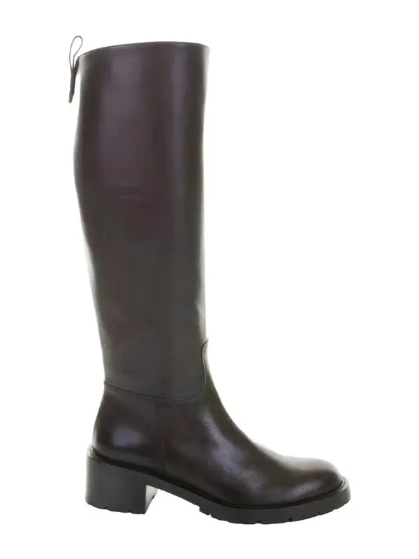 GUGLIELMO ROTTA Colin Ranch Leather Knee-high Boots - Brown