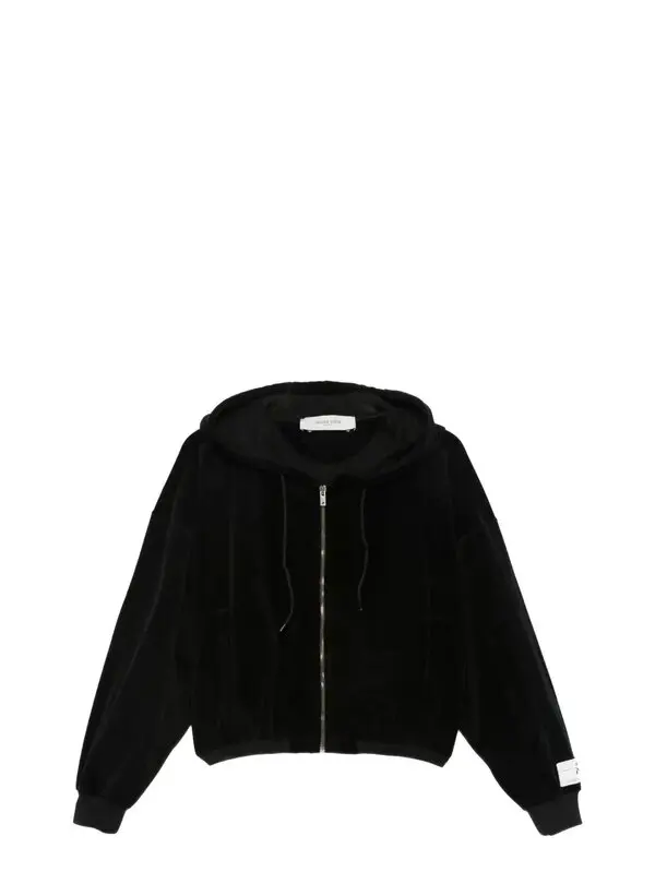 GOLDEN GOOSE Zip-up Hoodie - Black