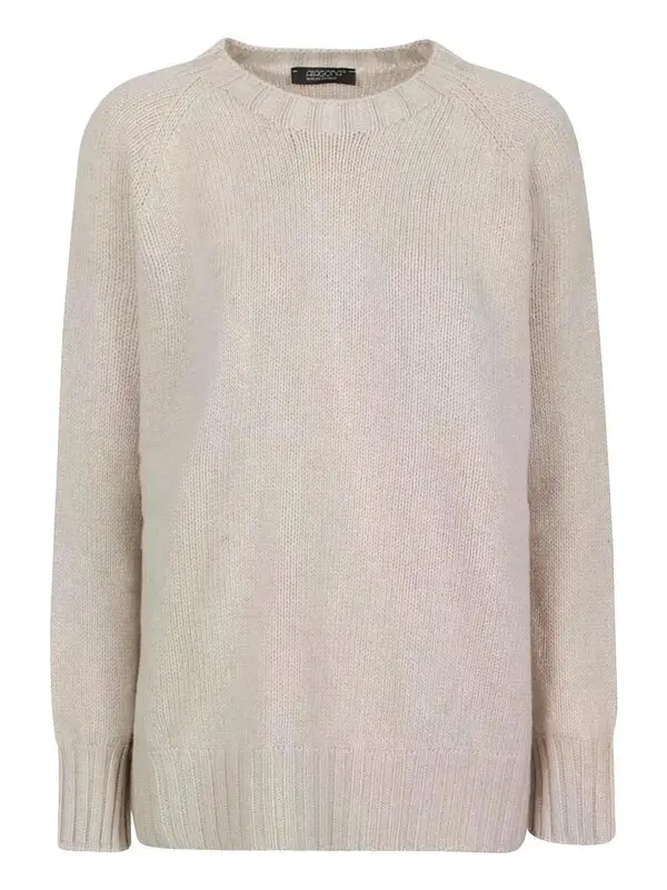 ARAGONA Raglan-sleeve Cashmere Sweater - Neutrals
