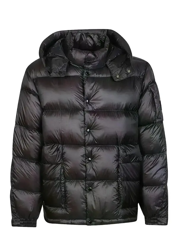C.P. COMPANY Hooded Puffer Jacket - Black