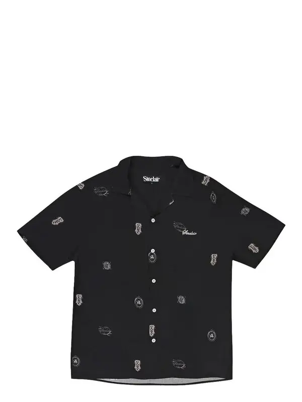 SINCLAIR Short Sleeve Shirt - Black