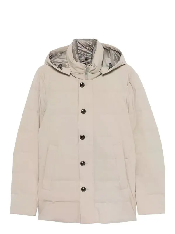 MONTECORE Hooded Coat - Neutrals
