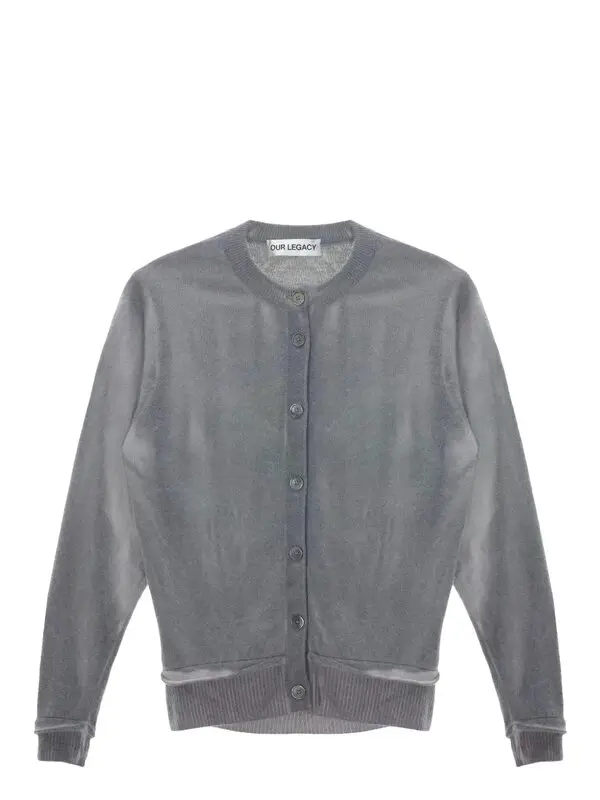 Our Legacy Dual Button-fastening Cardigan - Grey
