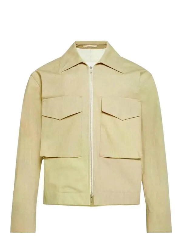 JIL SANDER Zip-front Jacket - Neutrals