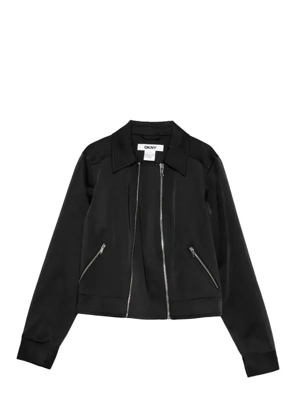 Dkny Zip-front Jacket - Black