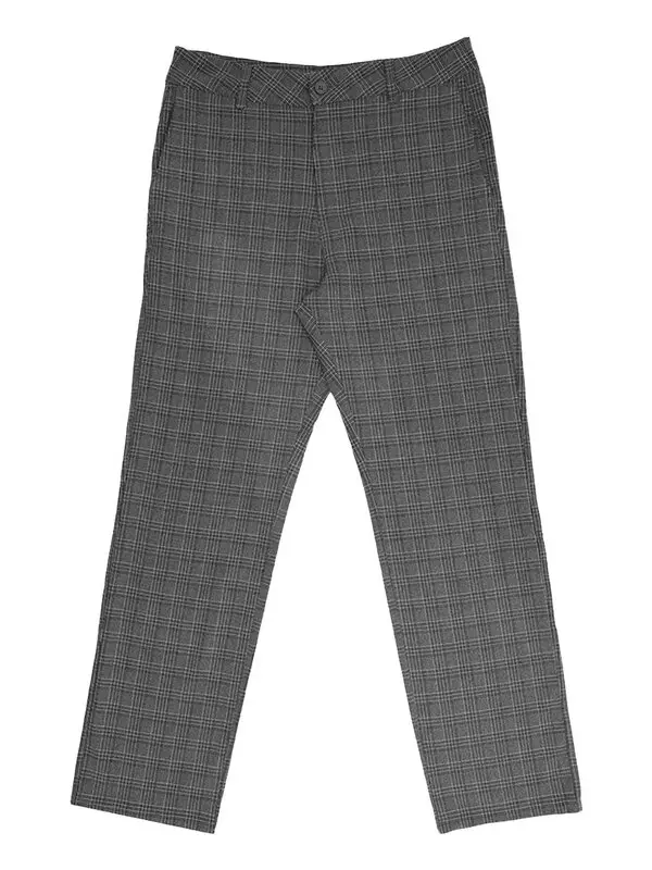 STUDENTS GOLF Macker Plaid Trousers - Grey