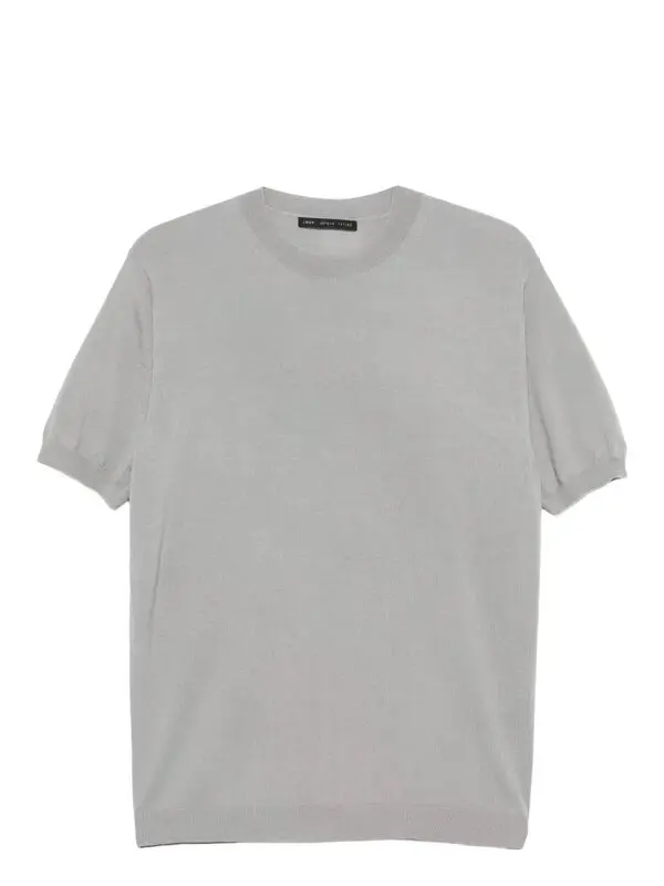 LOW BRAND Short-sleeve Crew-neck T-shirt - Grey