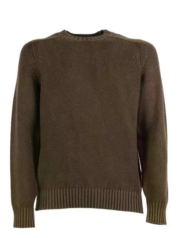 CIRCOLO 1901 Crew-neck Wool Sweater - Brown