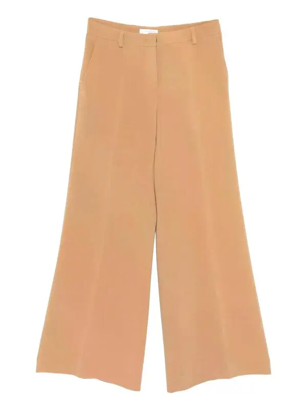 Alberto Biani Wide-leg Trousers - Brown