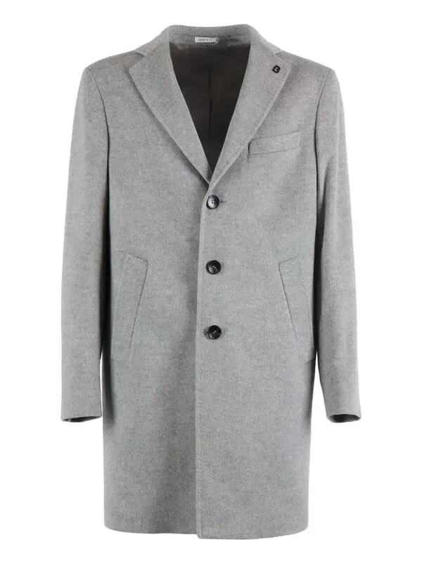 BRERA Three-button Wool Coat - Grey