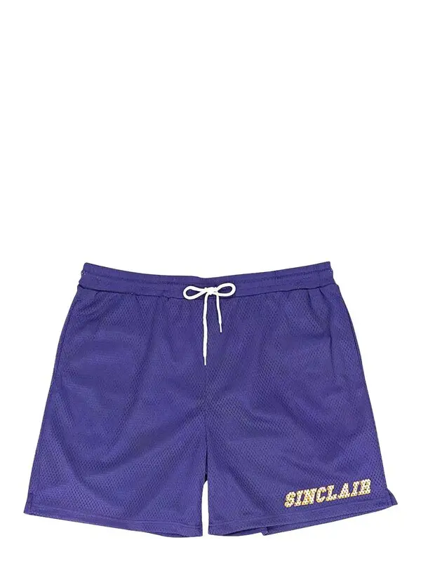 SINCLAIR Logo-print Drawstring Shorts - Purple