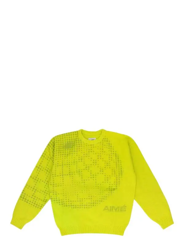 Aimé Leon Dore X New Balance Geo-print Sweater - Yellow