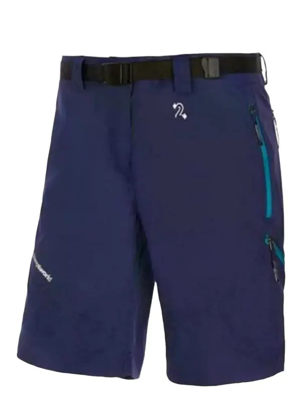 TRANGOWORLD Assy Belted Hiking Shorts - Blue