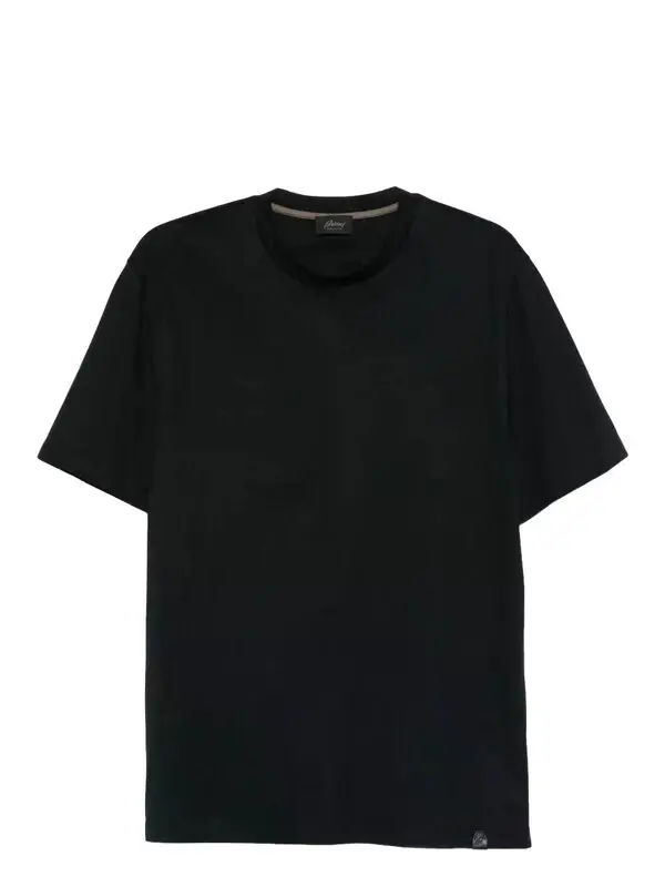 Brioni Cotton T-shirt - Black