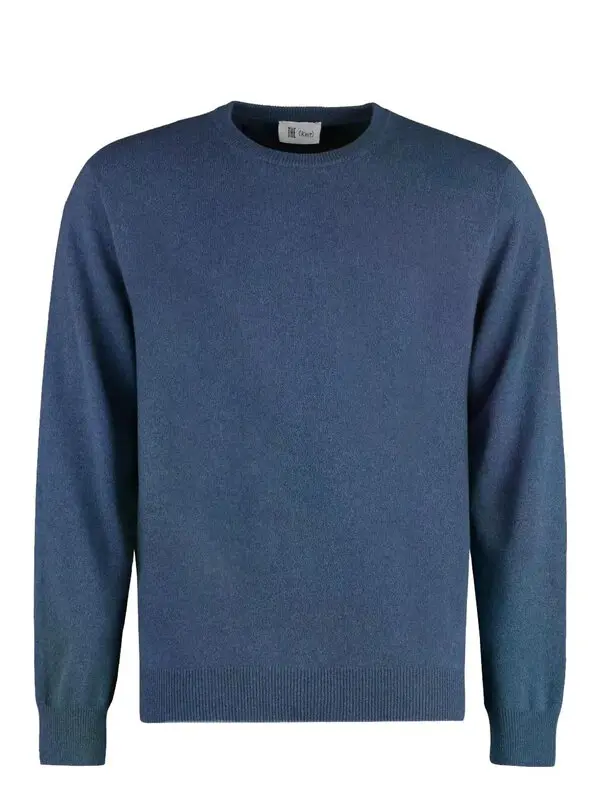 THE (ALPHABET) Ribbed-knit Sweater - Blue