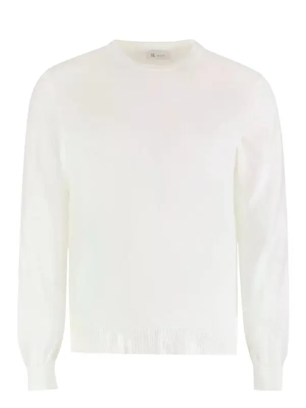 THE (ALPHABET) Ribbed Crew-neck Sweater - Neutrals