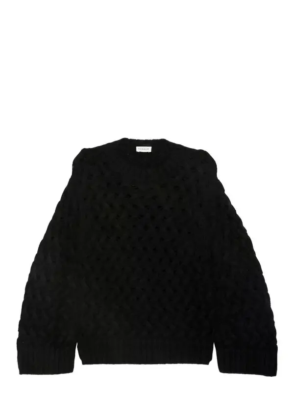 P.a.r.o.s.h Open-knit Sweater - Black