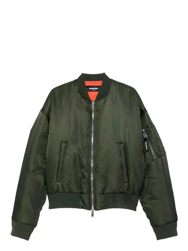 Dsquared2 Zip-front Bomber Jacket - Green
