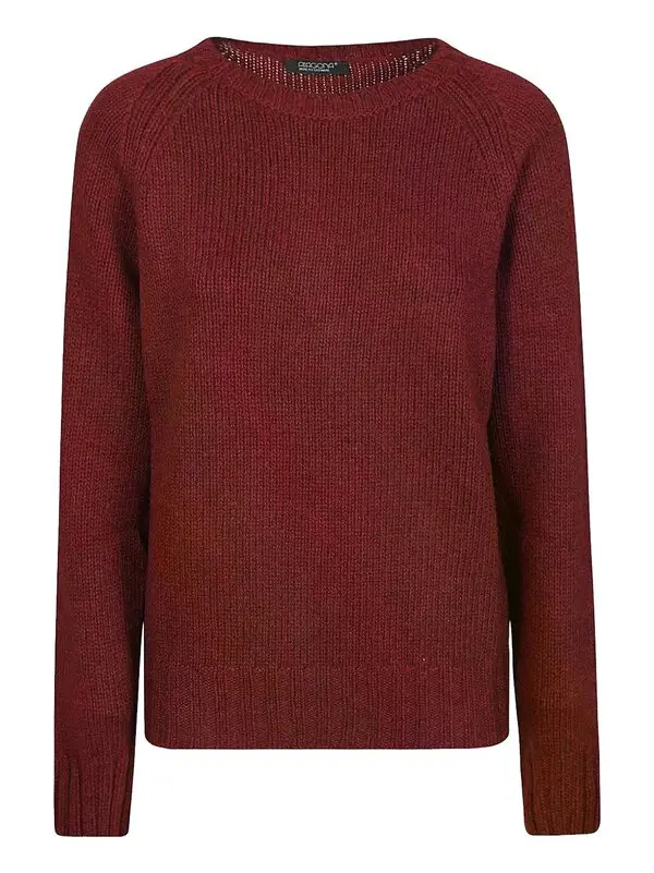 ARAGONA Raglan-sleeve Cashmere Sweater - Red